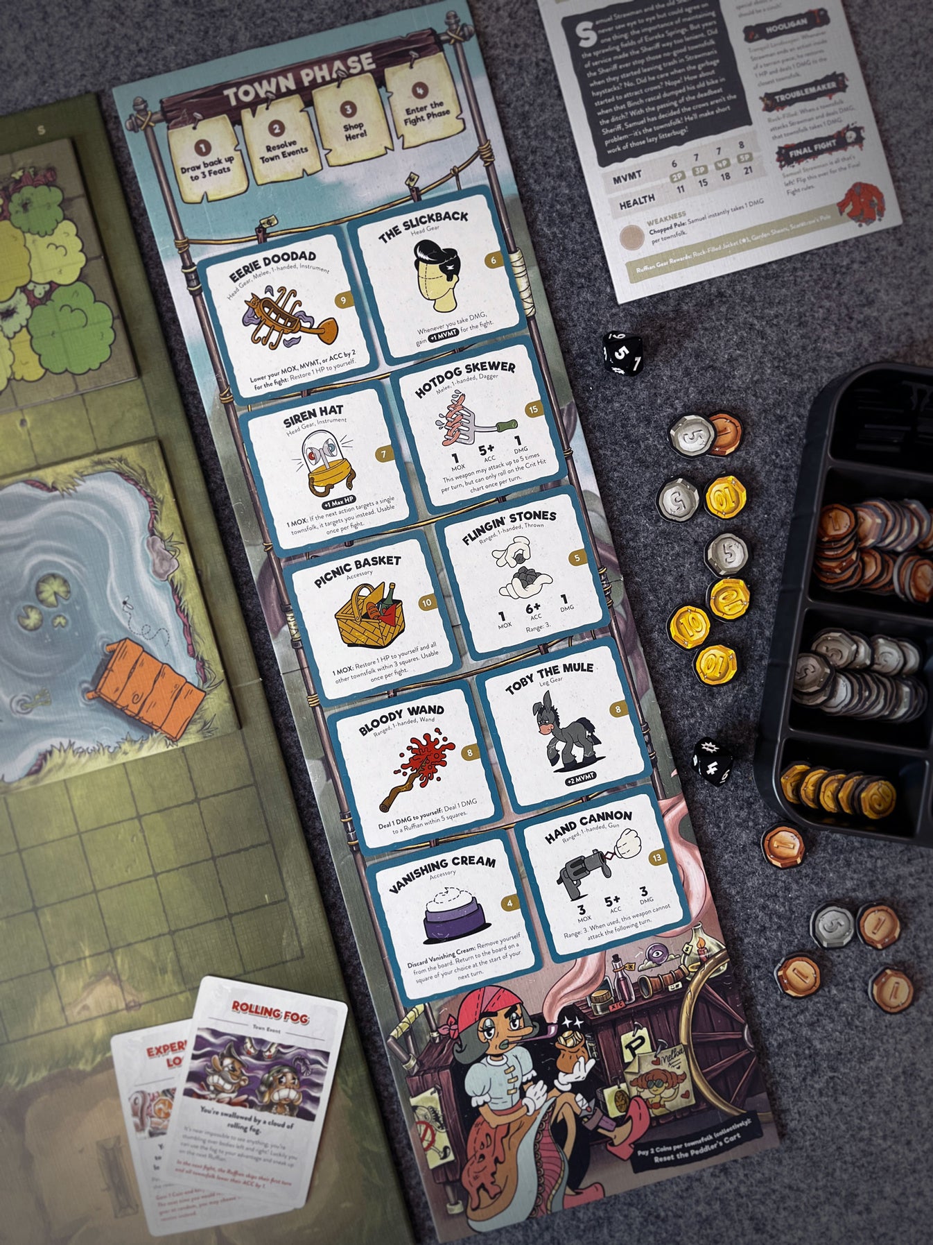 Townsfolk Tussle Base Game – Panic Roll